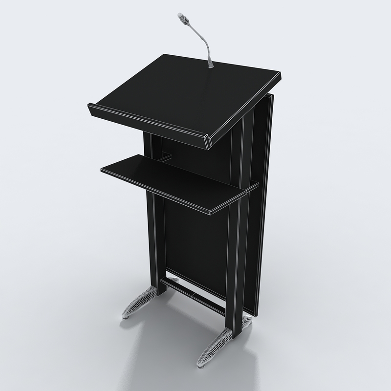 3d podium presenter