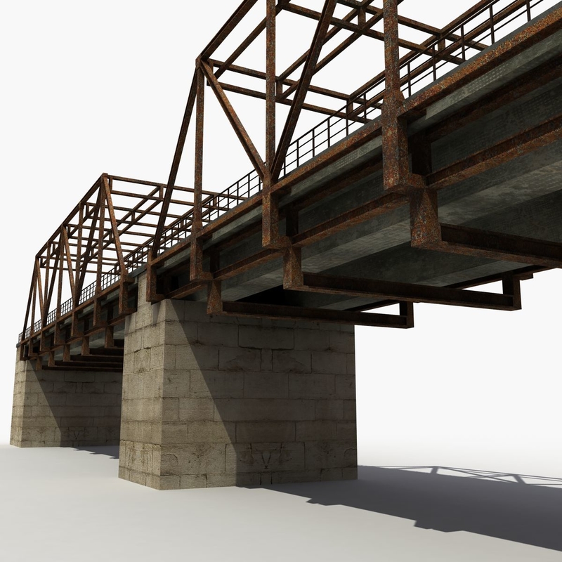 3d model of bridges modeled