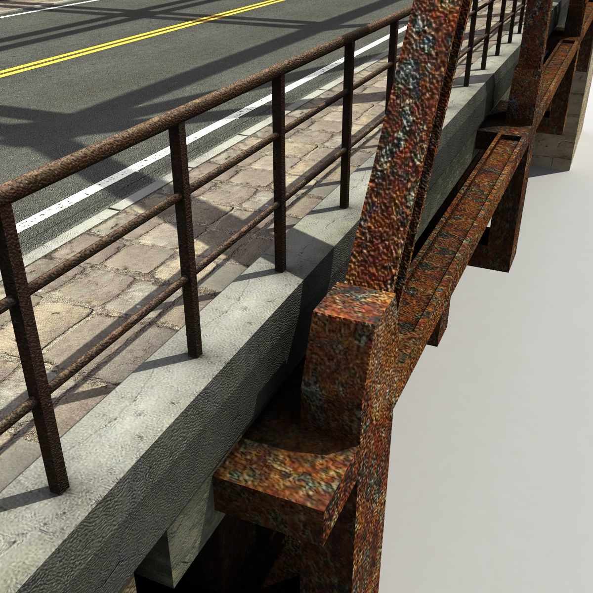 3d model of bridges modeled