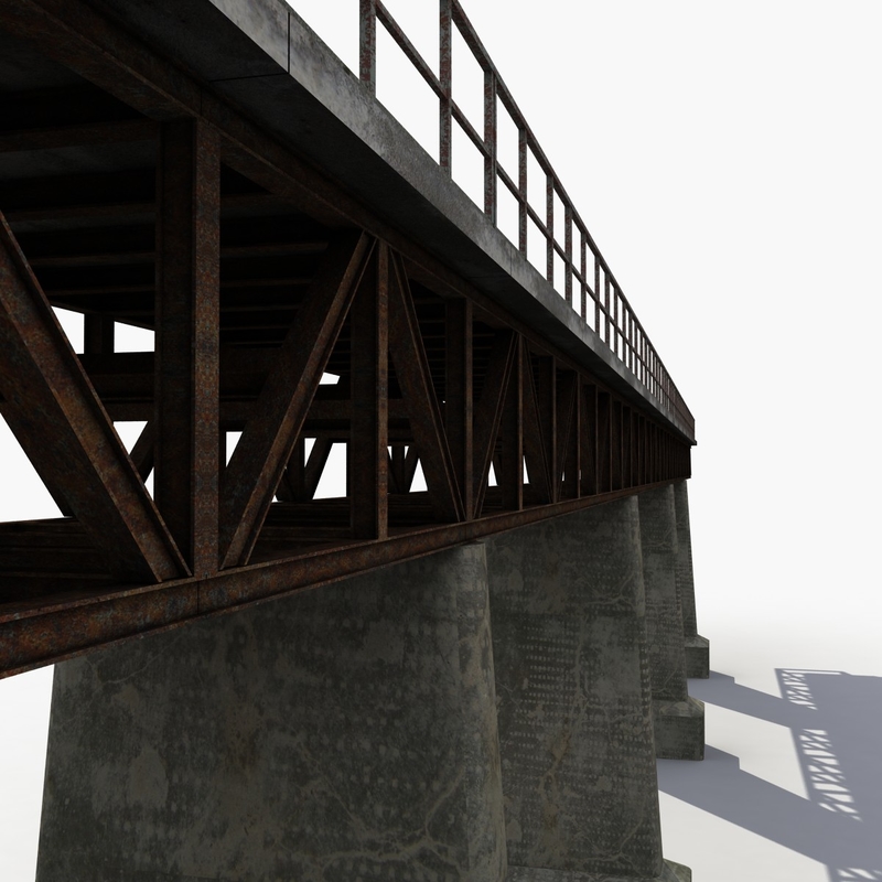 3d model of bridges modeled