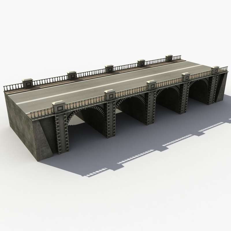 3d model of bridges modeled
