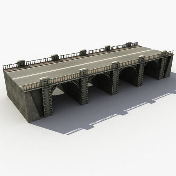 3d model of bridges modeled