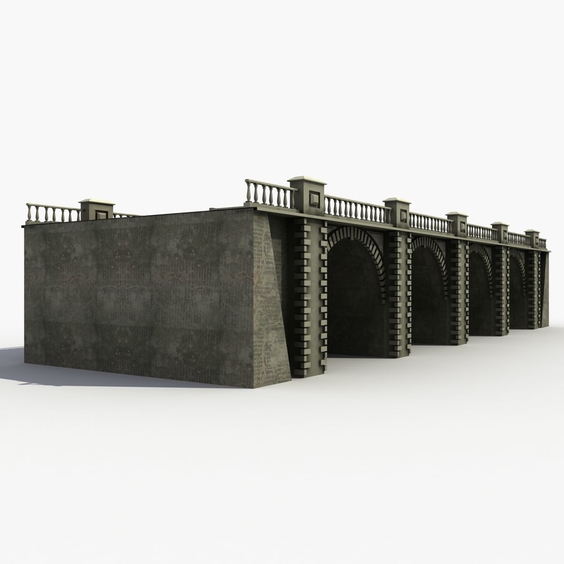 3d model of bridges modeled