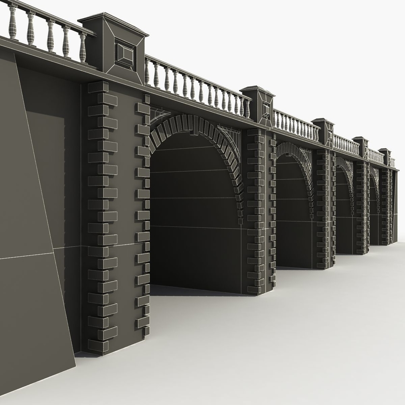 3d model of bridges modeled