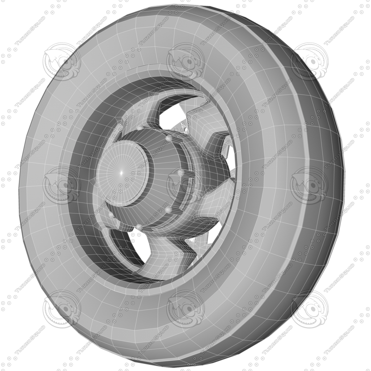 wheel rear rim motor bike 3d model