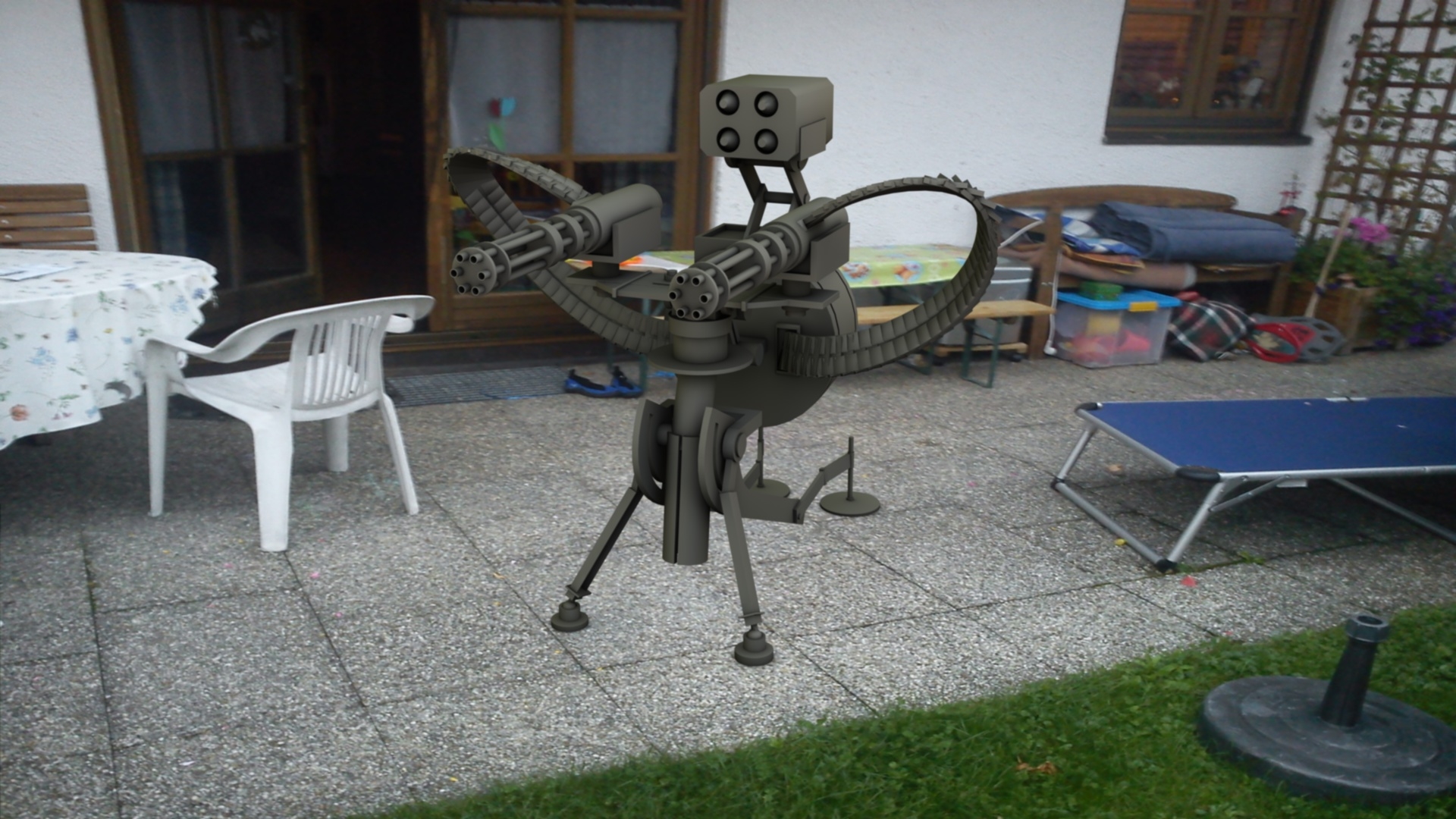 tf2 sentry gun 3d c4d