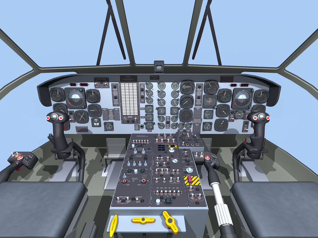 CH-54A SkyCrane + Cockpit. 3D-Modell - TurboSquid 691546