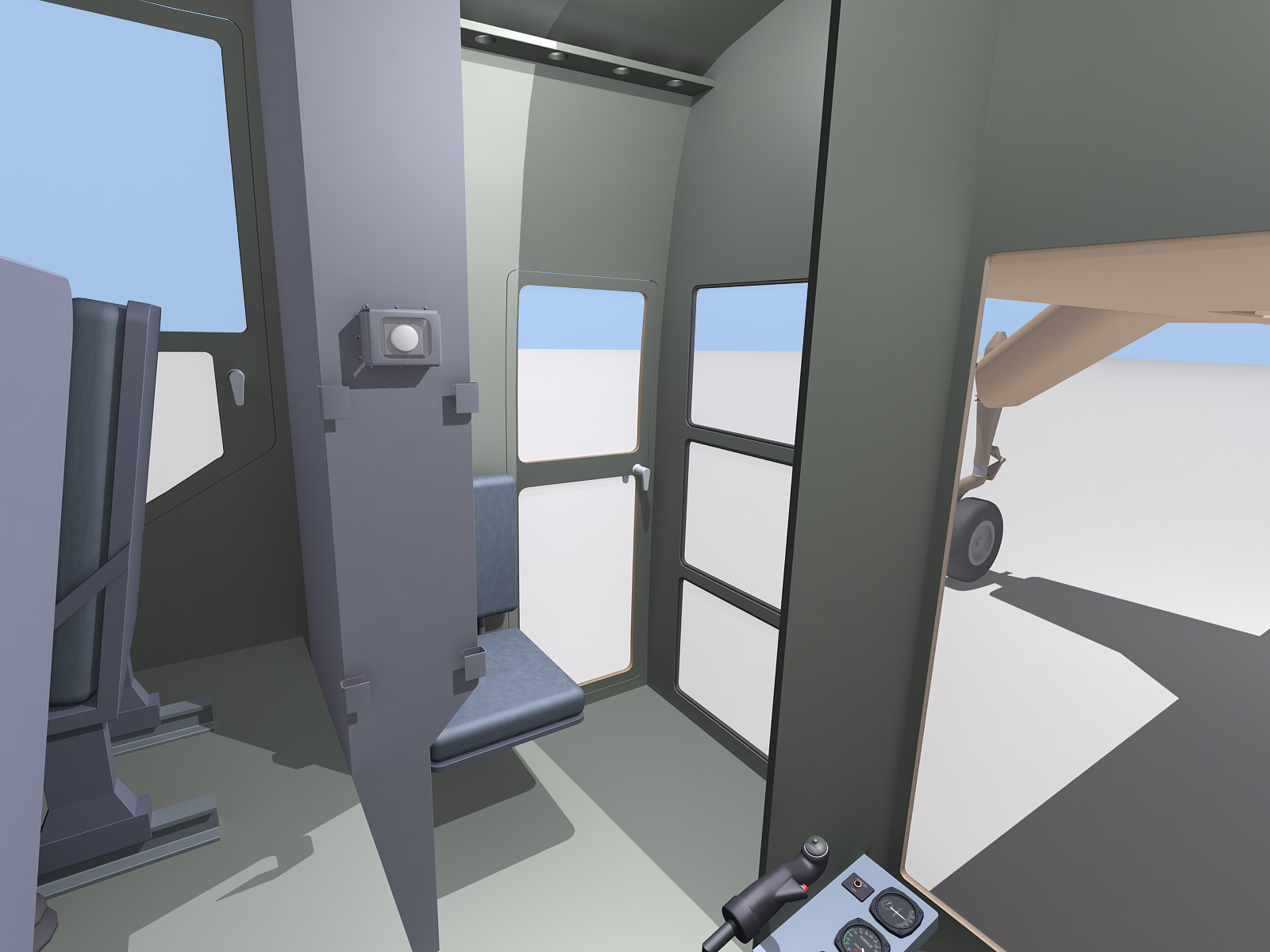 3d model sikorsky ch-54a skycrane helicopter