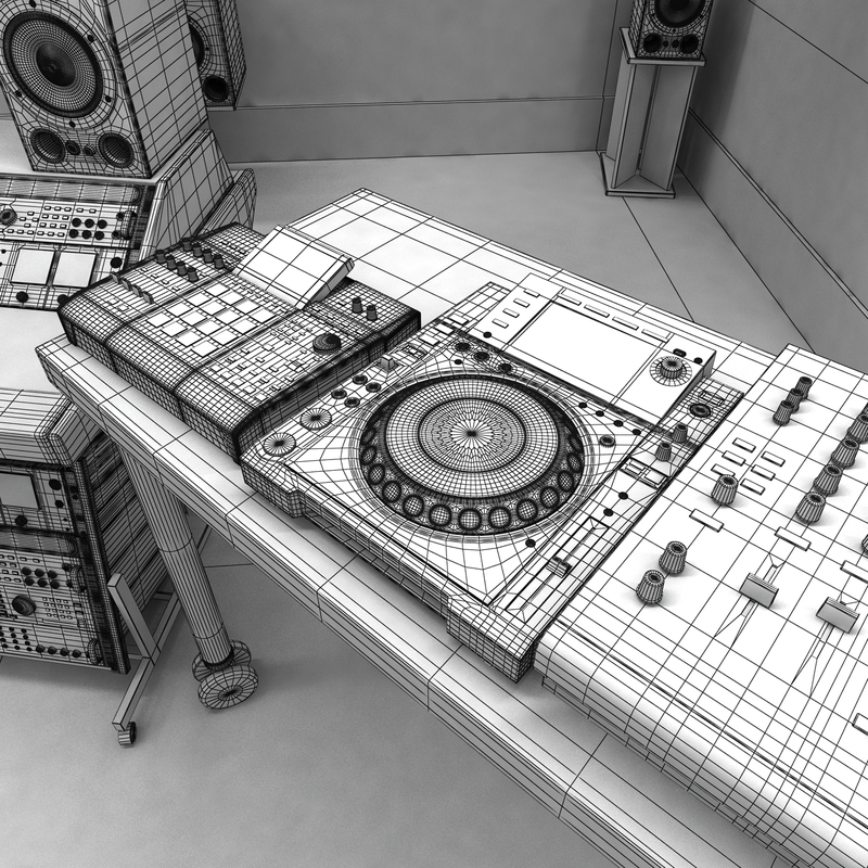 digital music studio pioneer 3d 3ds