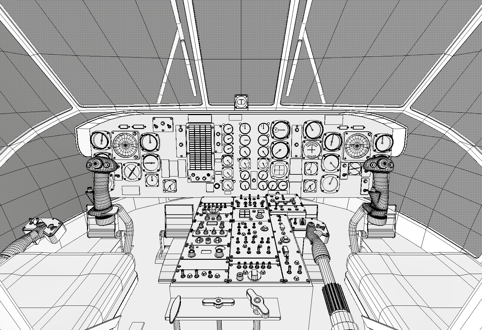 3d model sikorsky ch-54a skycrane helicopter
