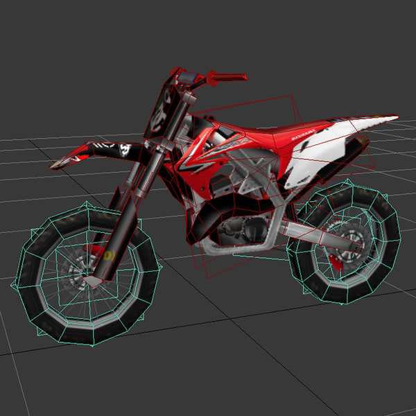3d dirt bike model