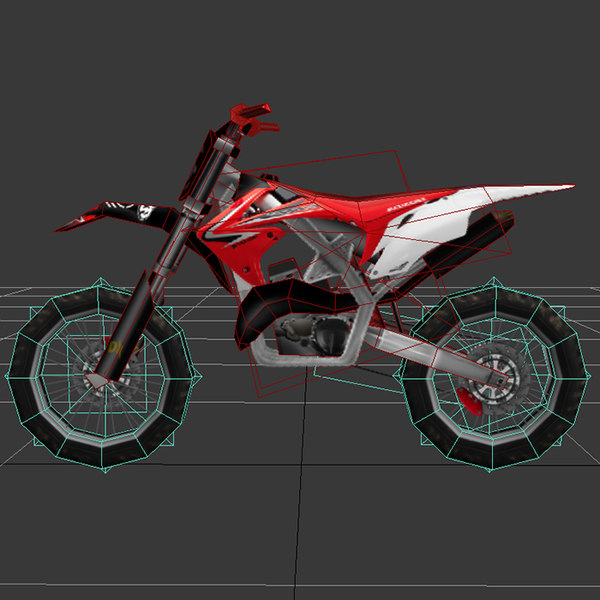3d dirt bike model