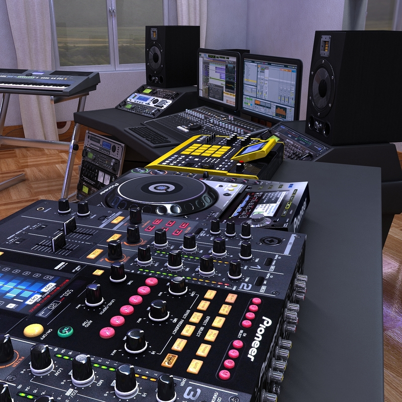 digital music studio pioneer 3d 3ds