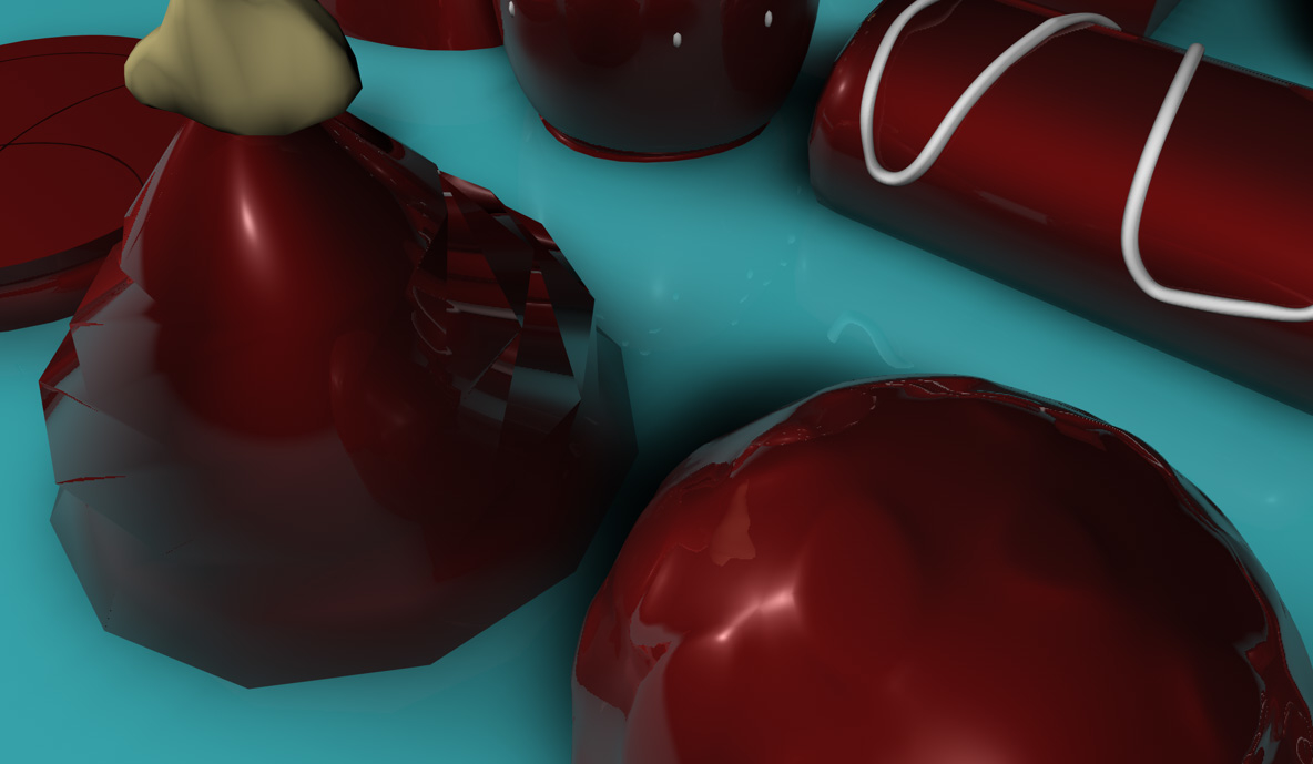 free chocolates choco 3d model