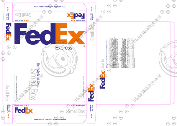 3d small express box