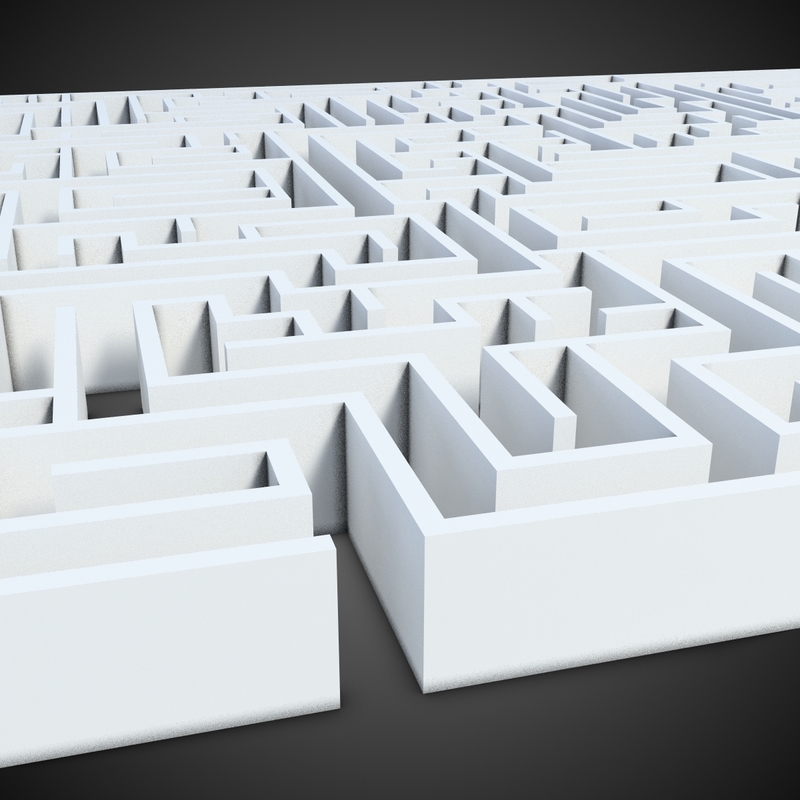 maze 3d model