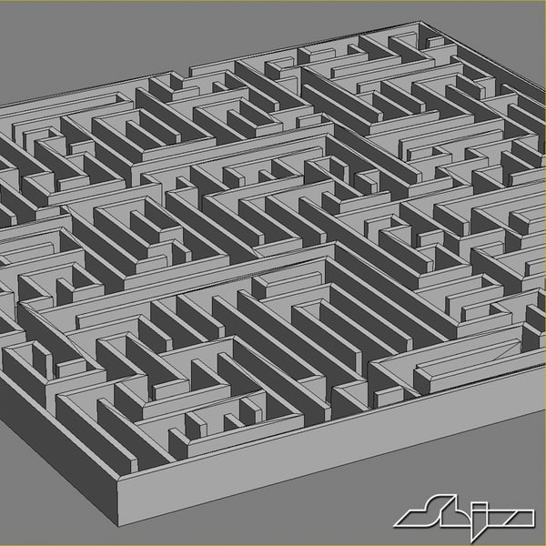 maze 3d model