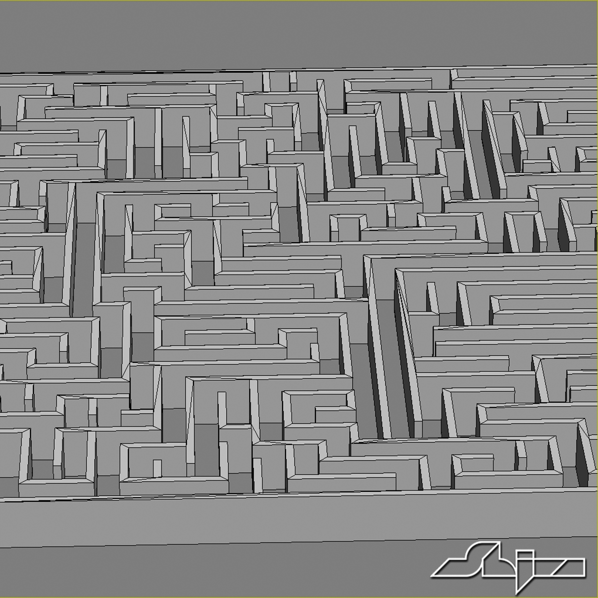 maze 3d model