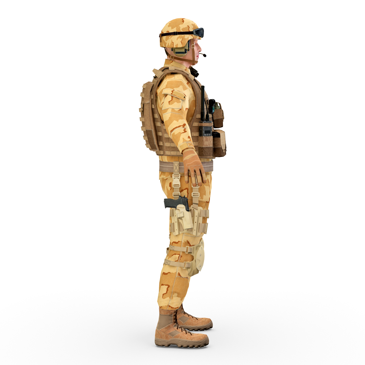 3d sas soldier static model