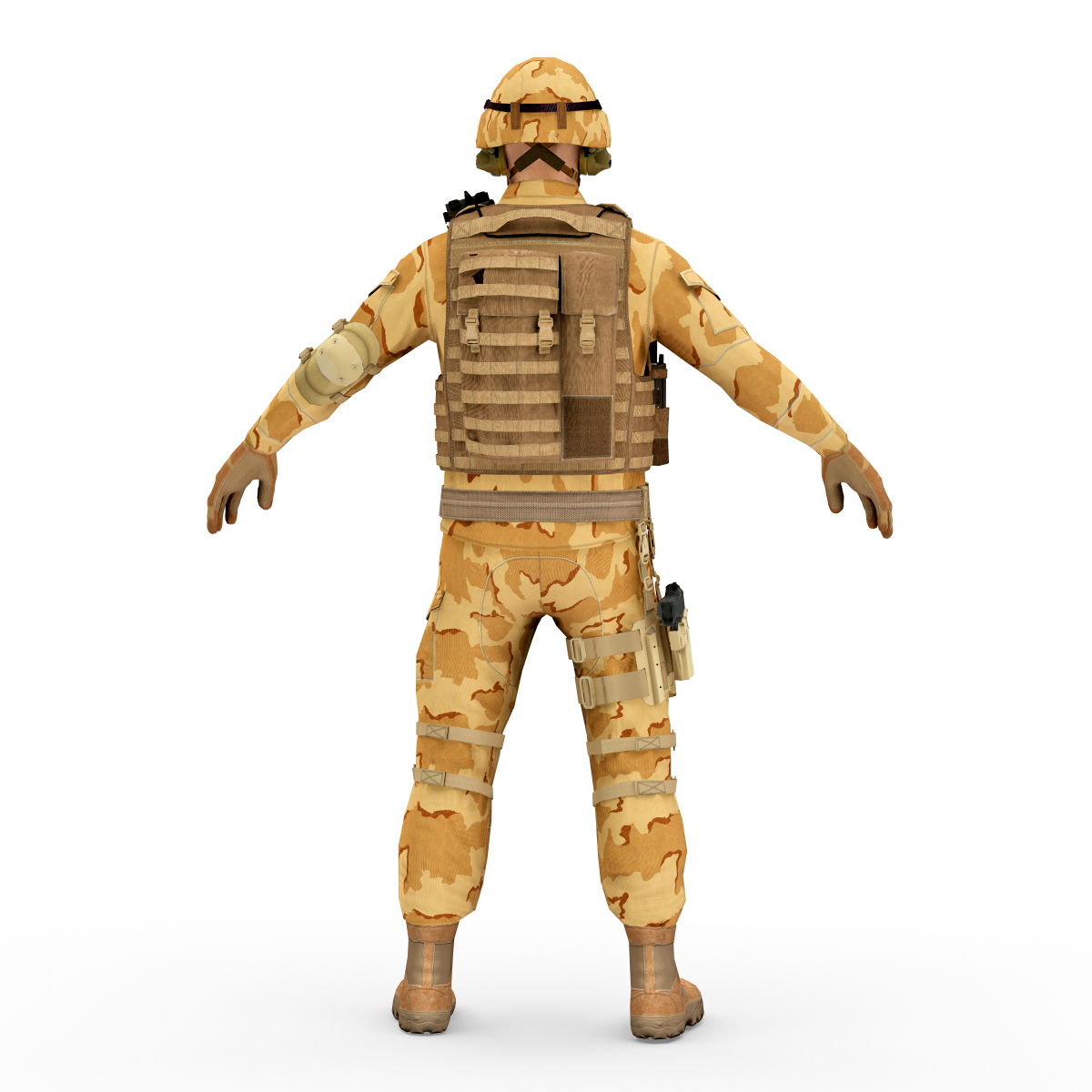 3d sas soldier static model