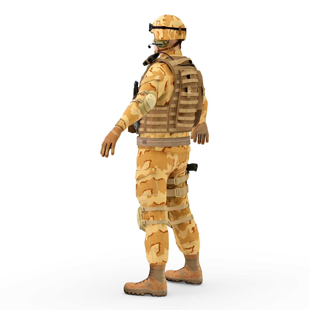 3d sas soldier static model