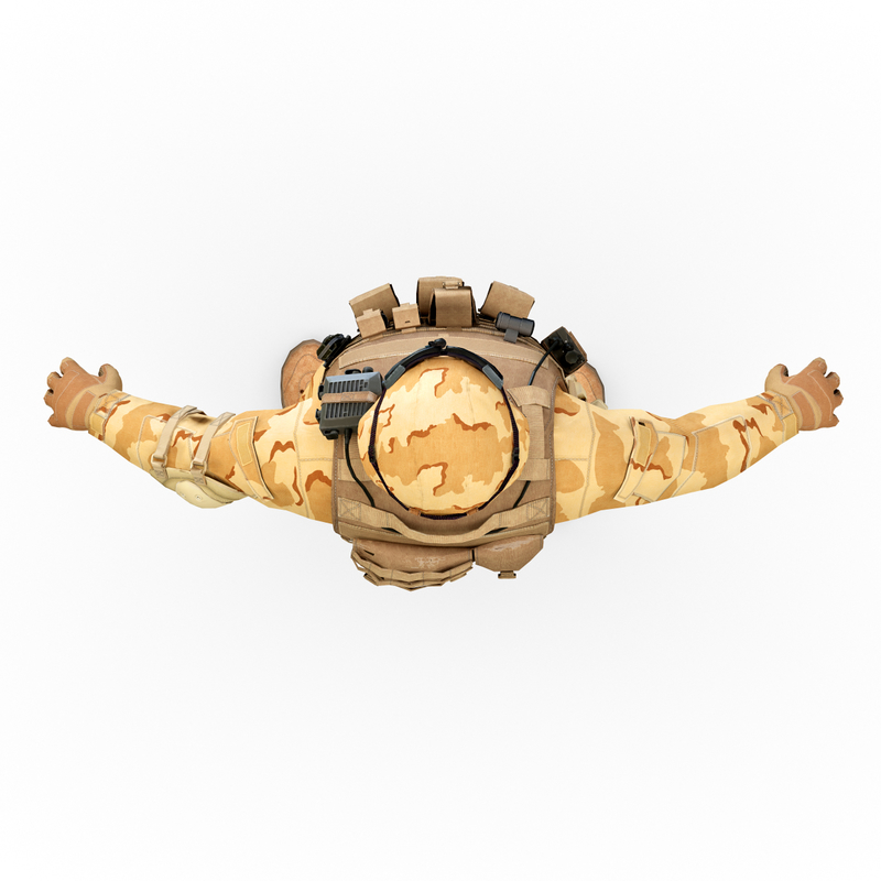 3d sas soldier static model