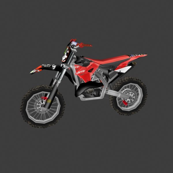 3d dirt bike model