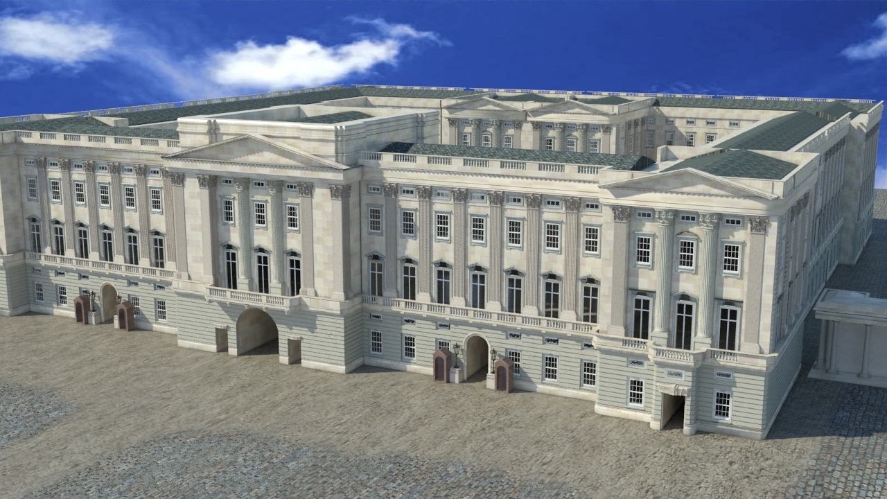 3d buckingham palace model
