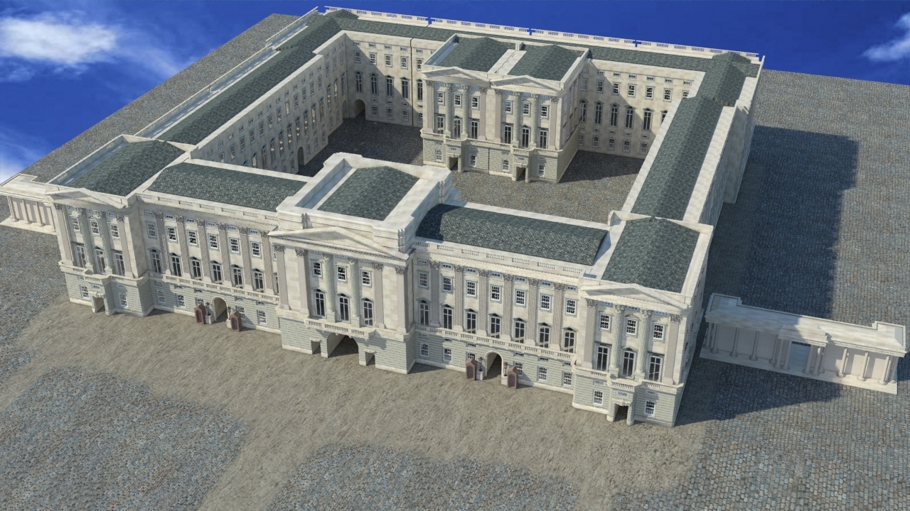 3d buckingham palace model