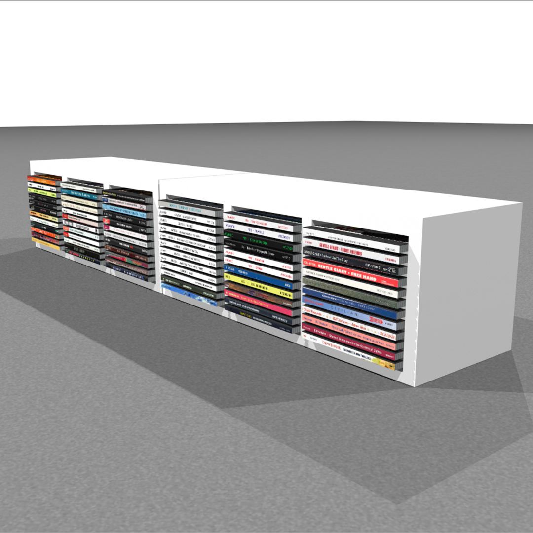 3d model of cd compact disc