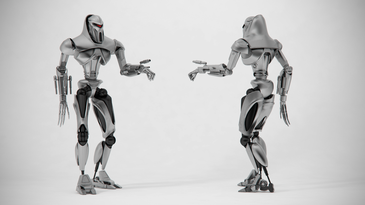 3d model cylon centurion
