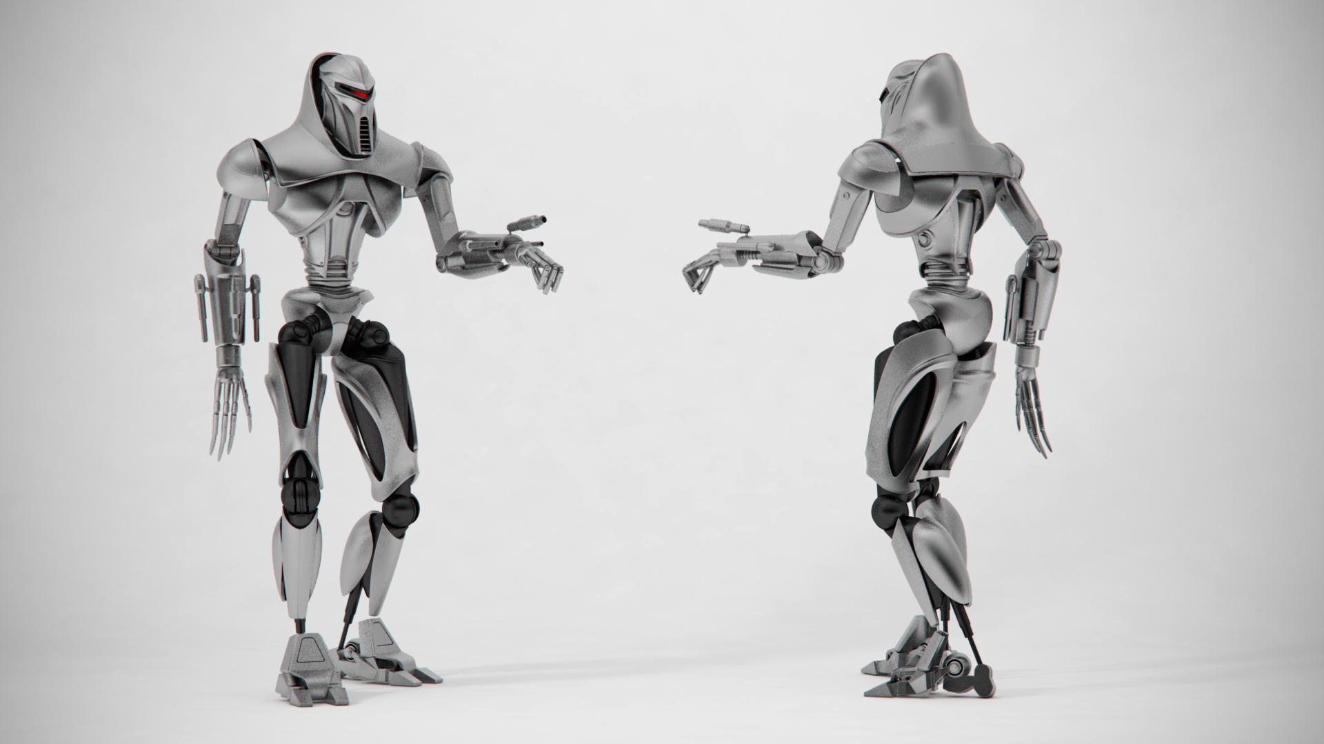 3d model cylon centurion