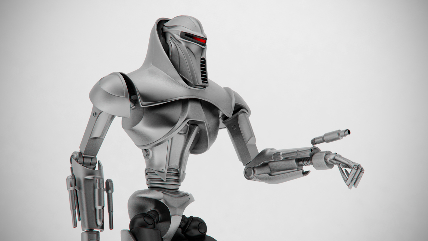 3d model cylon centurion