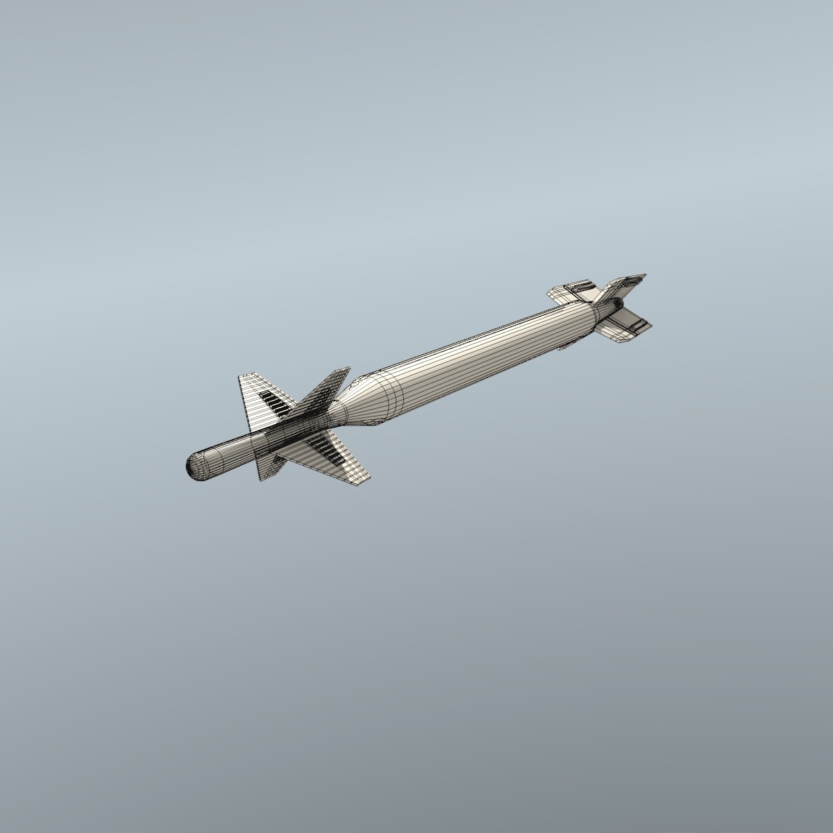 3ds max gbu-28 bunker buster