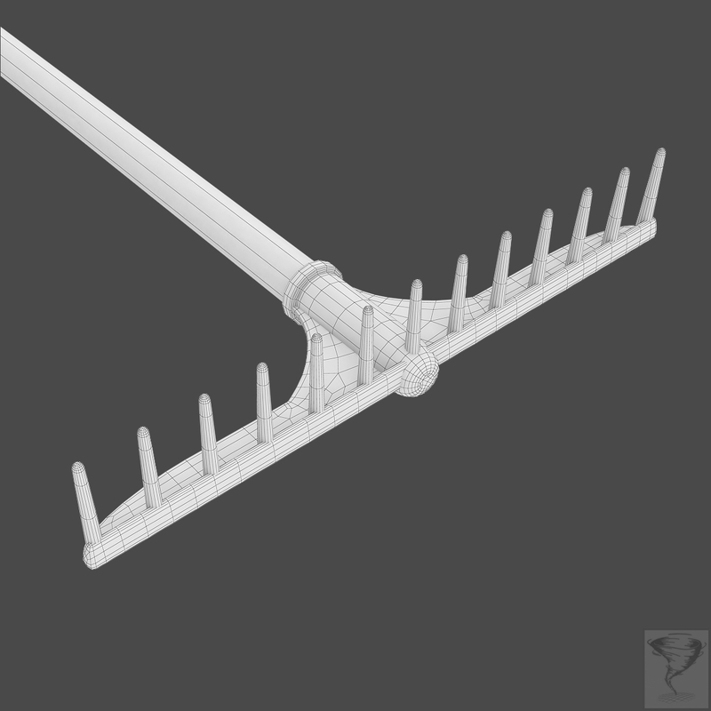 sand rakes 3d max