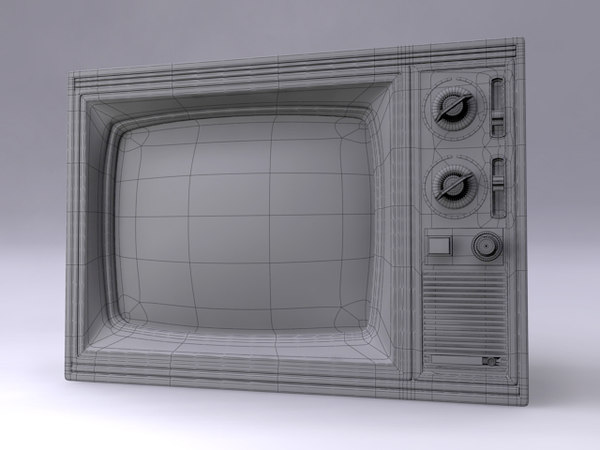 3ds max tv set