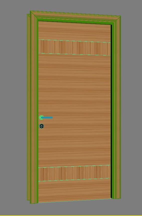 free 3ds model interior door