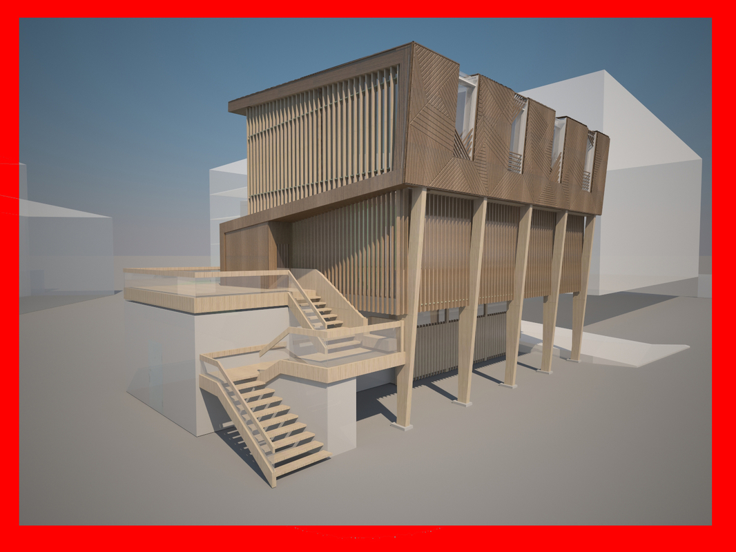 architecture house home 3d model
