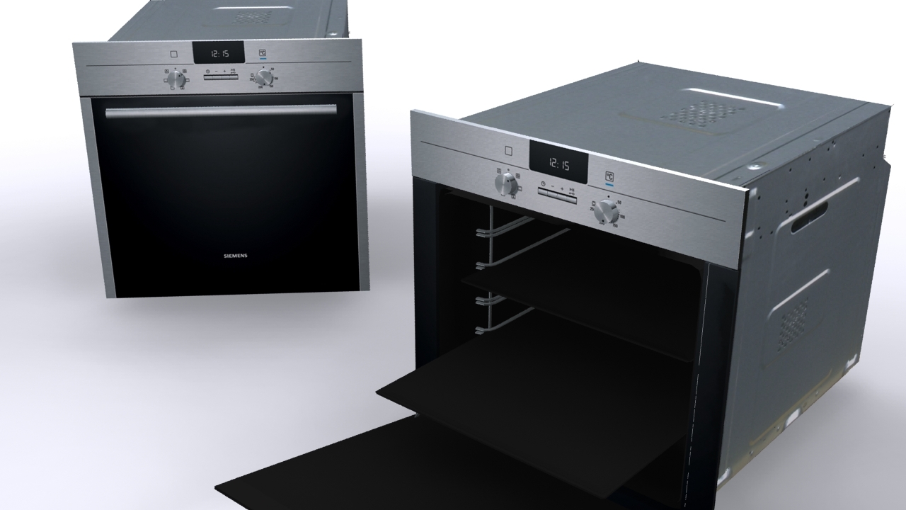 3ds max siemens oven 1