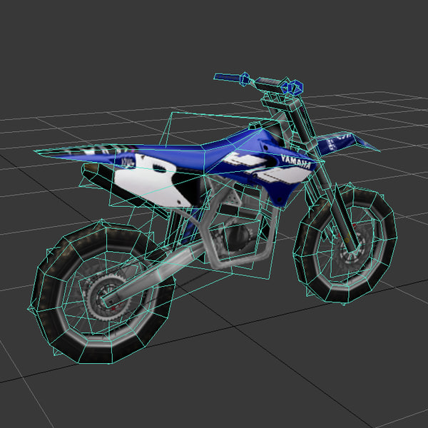 3d model dirt bike