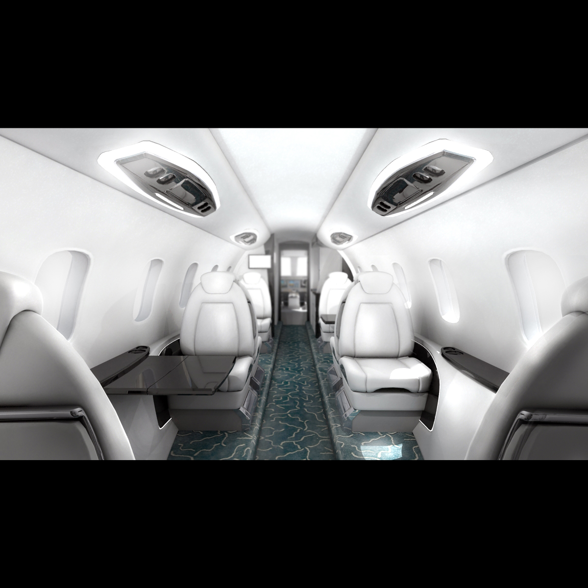 bombardier learjet 85 interior 3d max