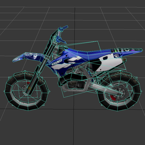 3d model dirt bike