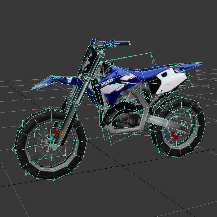 3d model dirt bike