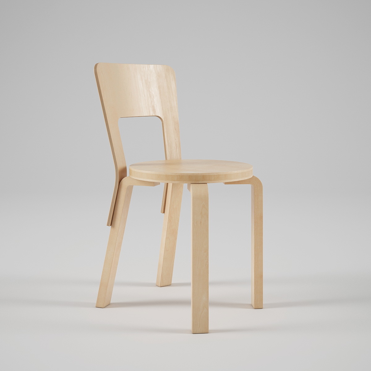 3d artek chair 66 table