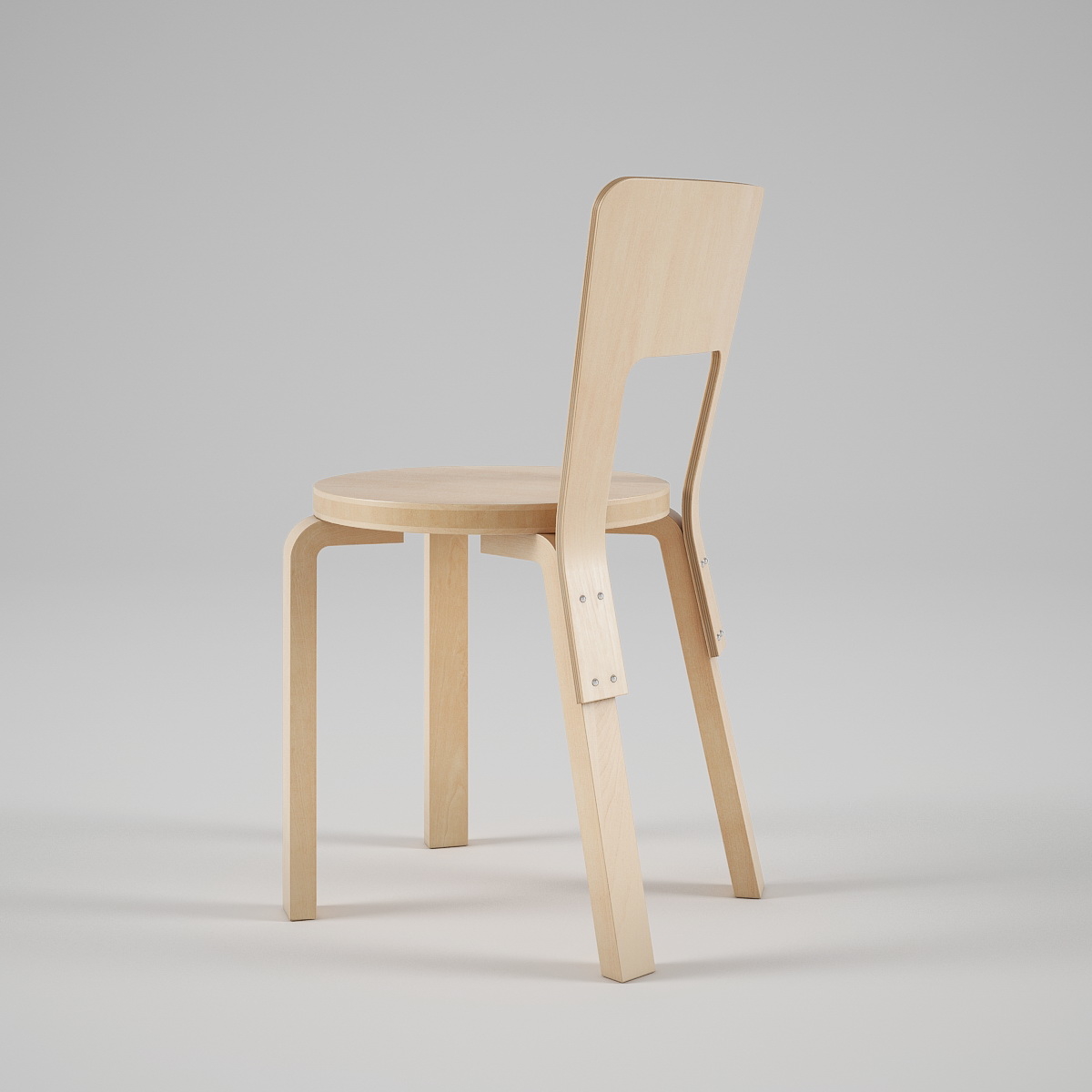 3d artek chair 66 table