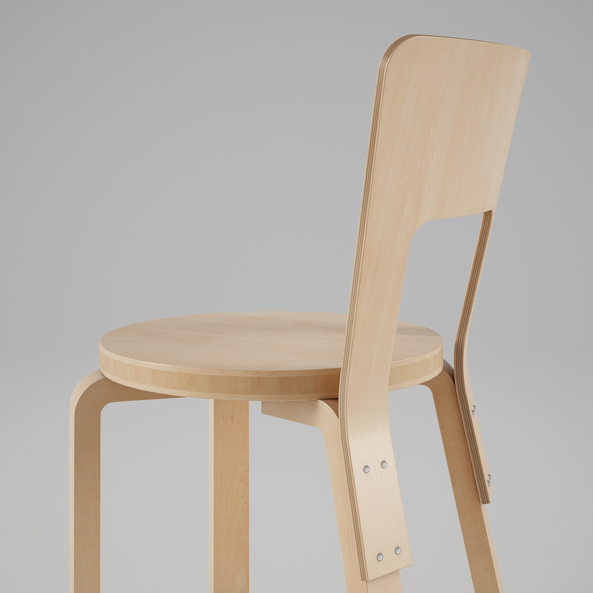 3d artek chair 66 table