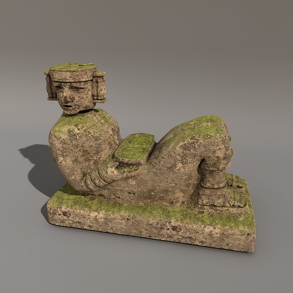 c4d mayan statue