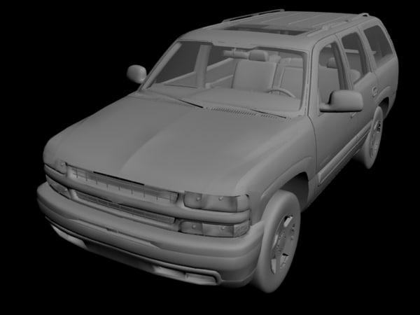 3d model chevrolet tahoe