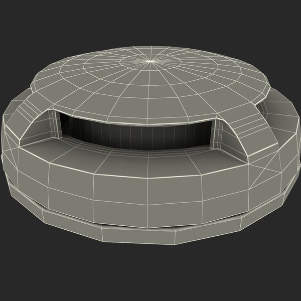 smoke detector 3d model