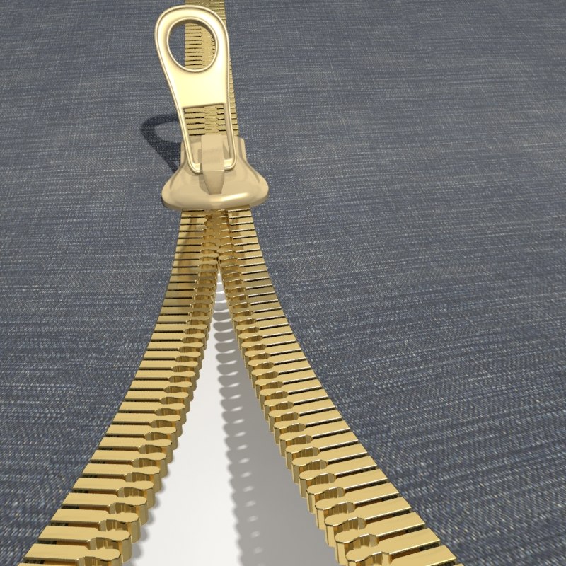 3dsmax open zipper